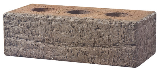 Wajah Kasar Panel Cladding Bata Eksternal, Bata Veneer Exterior Dinding ...