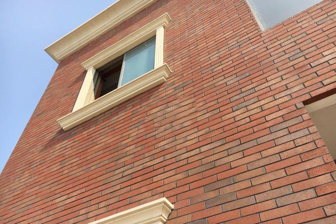 Bata Tipis Permukaan Kasar Untuk Cladding Eksterior Bata Rumah, Warna ...